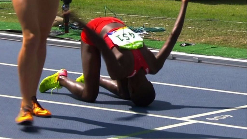Rio Olympics 2016: Bahrain's Ruth Jebet wins 3,000m steeplechase - BBC ...
