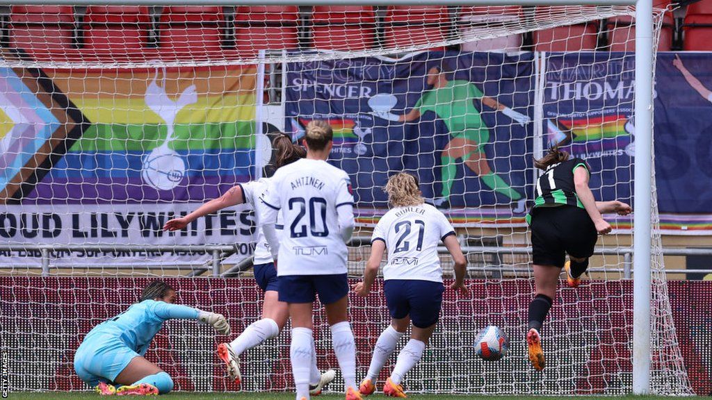Tottenham 1-1 Brighton: Bethany England equalises late for Spurs - BBC ...