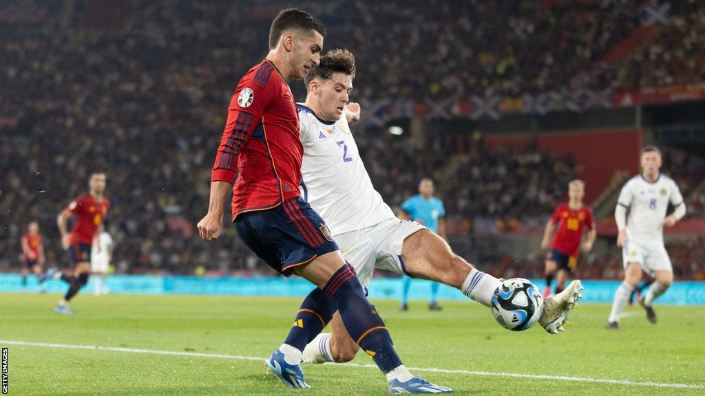 Euro 2024: Scotland's Aaron Hickey injury recovery 'progressing well ...