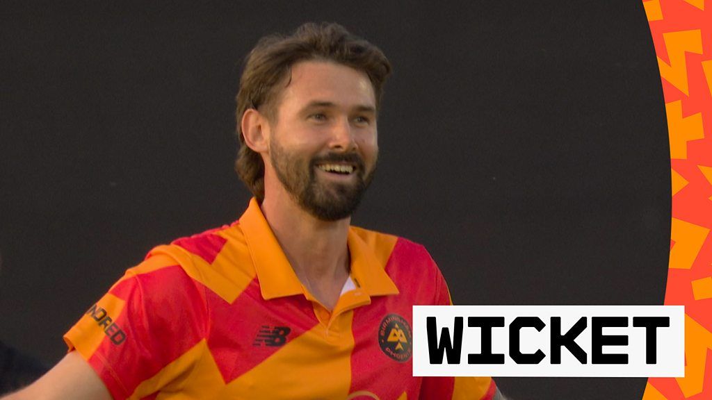 The Hundred: Kane Richardson bowls Tom Banton with a 'perfect' yorker ...