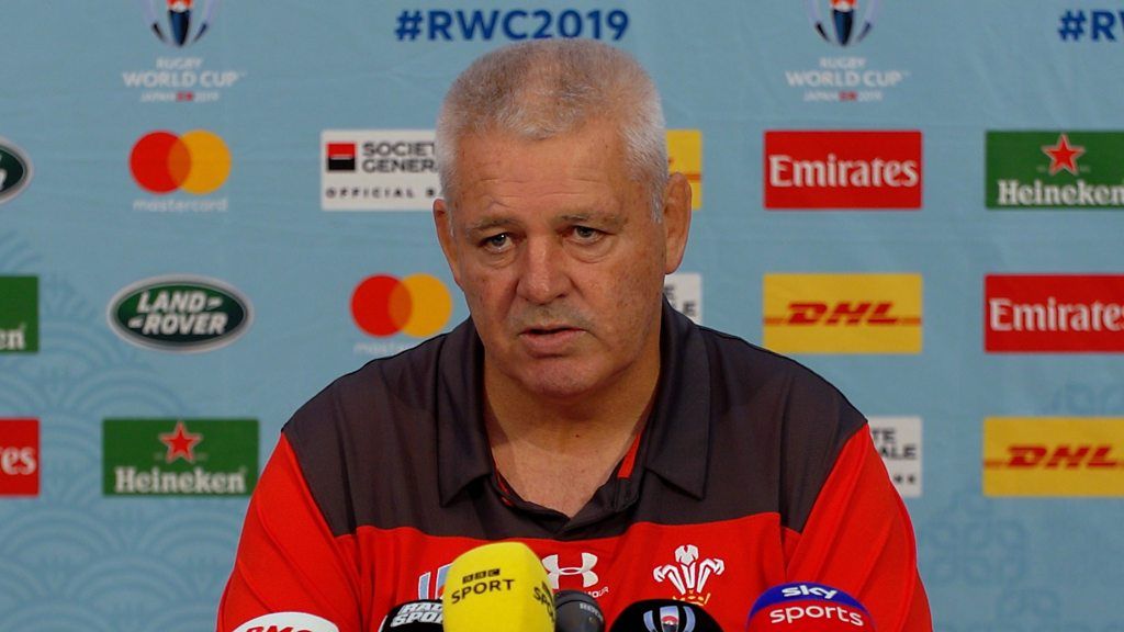 Wales coach Warren Gatland urges players to grab 'once in a lifetime' chance - BBC Sport