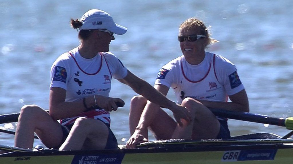 European Rowing Champs: GB's Helen Glover & Heather Stanning win gold ...