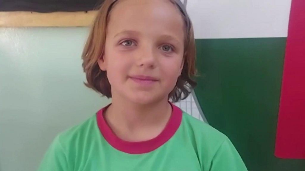 Derbyniodd Ysgol Penybryn, Tywyn y neges hon yr holl ffordd o Batagonia ...