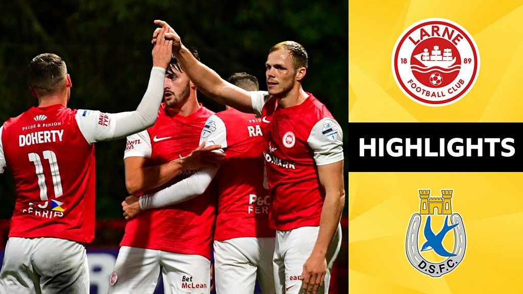 Irish Premiership: Leaders Larne hit four past Dungannon - BBC Sport