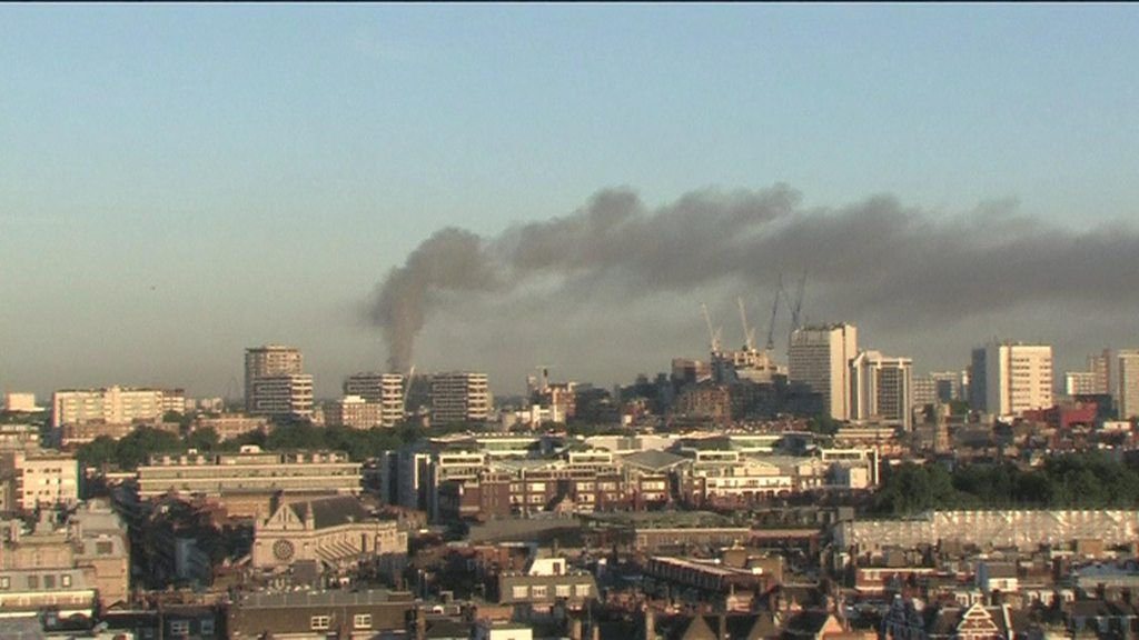 Big fire breaks out in London tower block - BBC Newsround