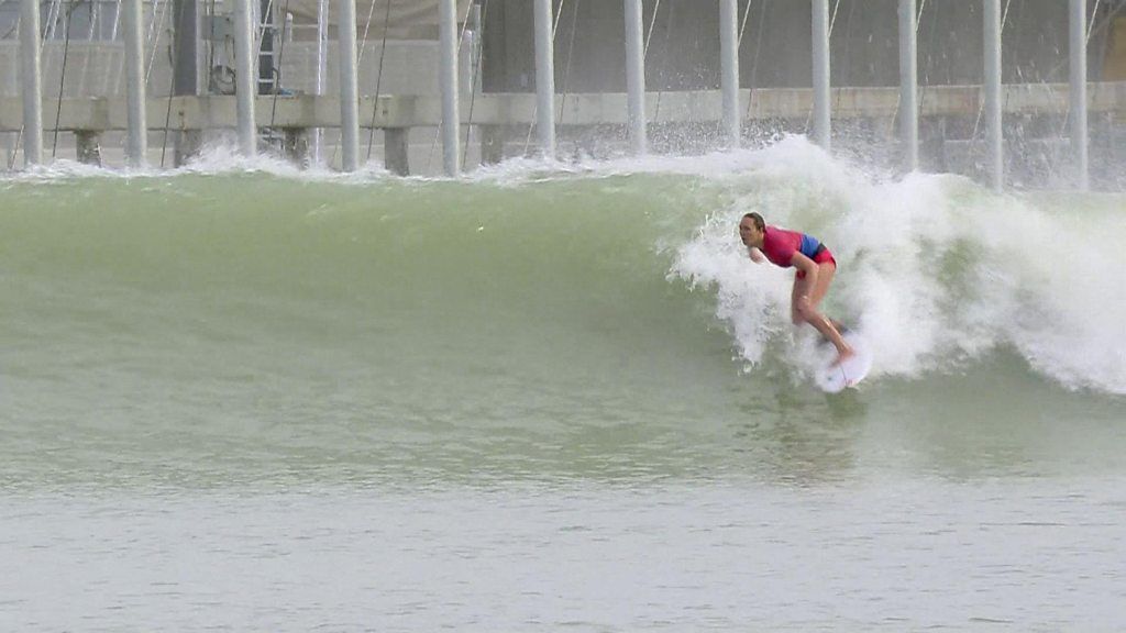 Check out this surfing - but with a difference! - BBC Newsround