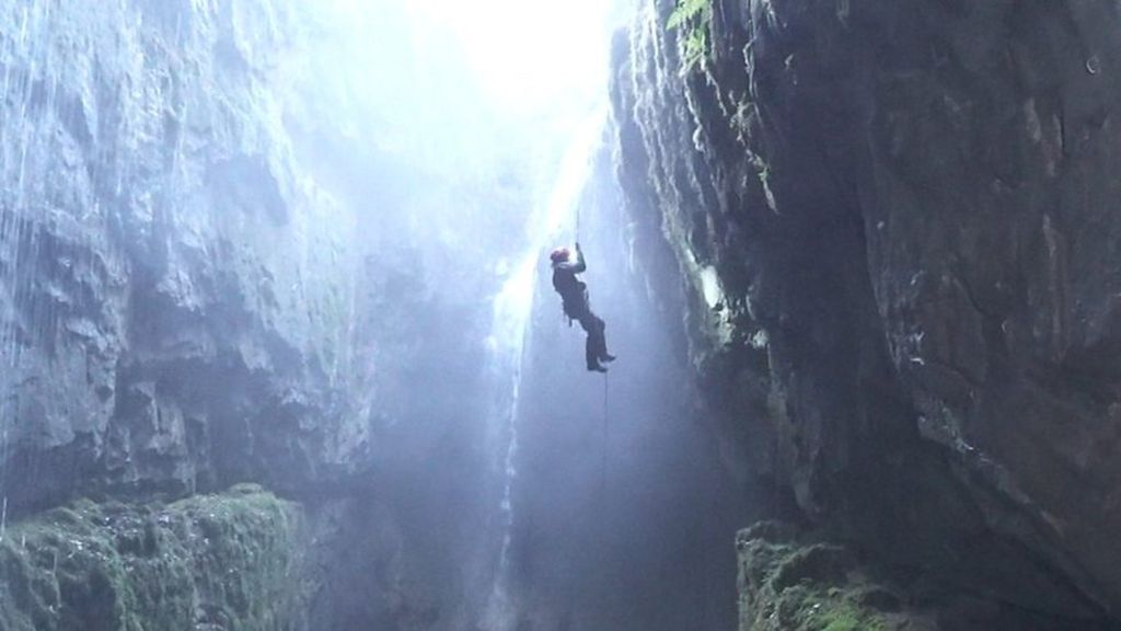 'It's real adventure' - why you should give caving a go - BBC Sport