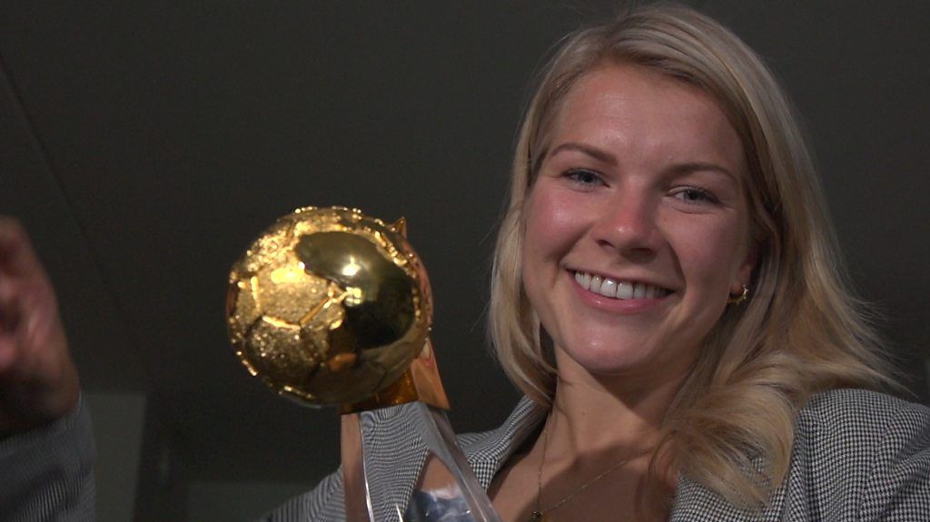 Ada Hegerberg 'emotional' after winning BBC Women's Footballer of the ...