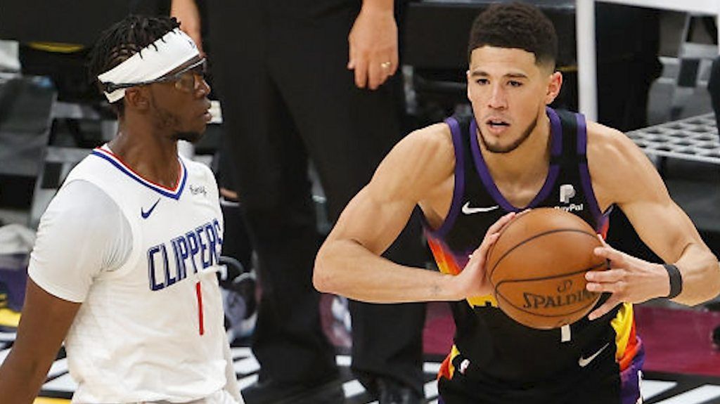 NBA: Devin Booker gets triple-double in Phoenix Suns win over Los Angeles Clippers - BBC Sport