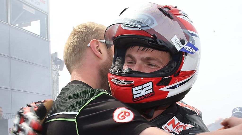 James Cowton: Man tackles cycle challenge in racer's memory - BBC News