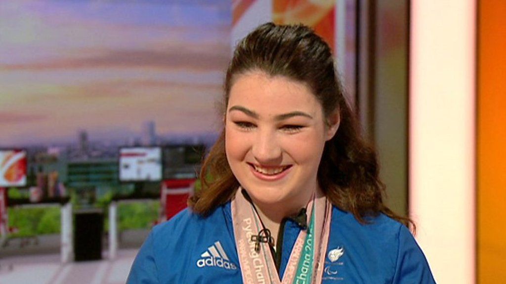 Menna Fitzpatrick MBE 'amazing for disability sport' - BBC Sport