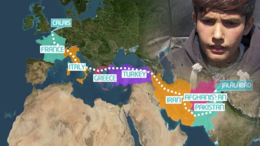 Migrant child tells story of trying to reach the UK - BBC Newsround