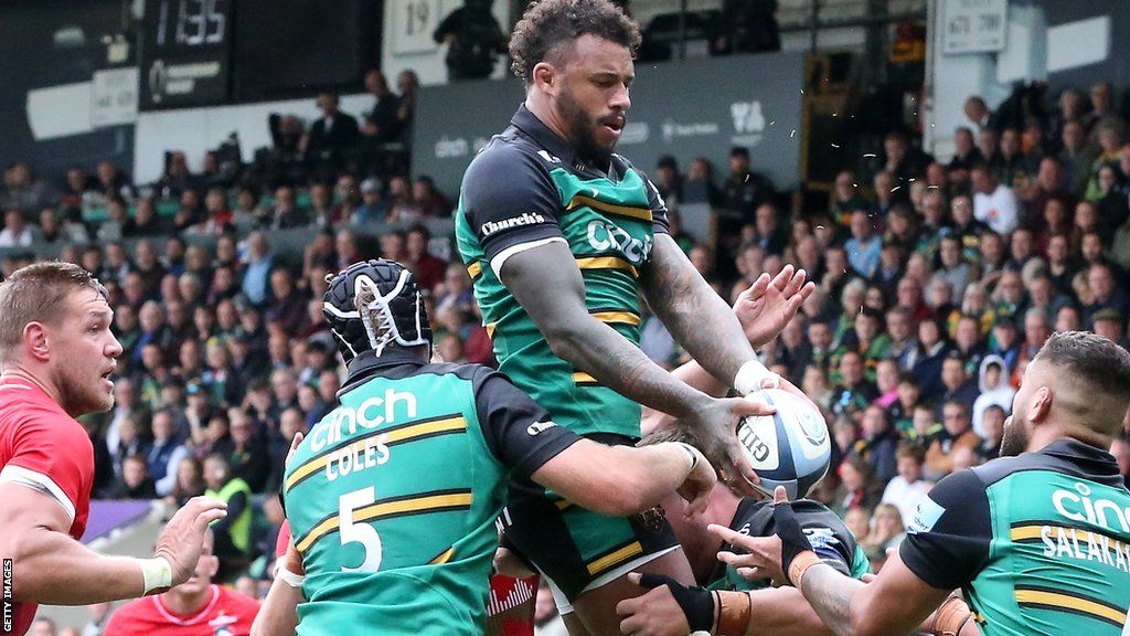 Courtney Lawes: Northampton Saints & England lock nearing comeback from ...