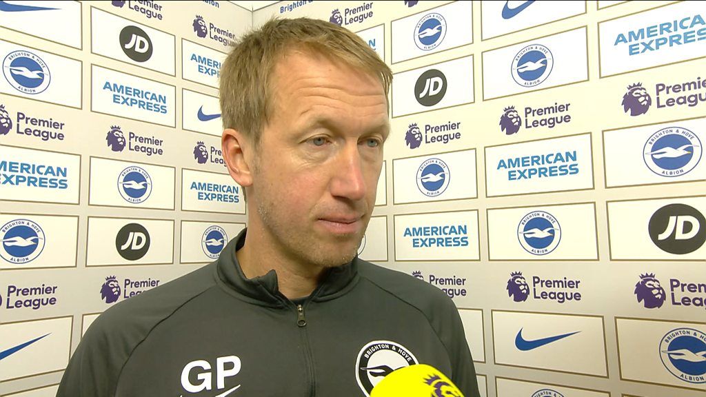 Brighton 2-0 Norwich: 'Deserved victory' pleases Potter - BBC Sport