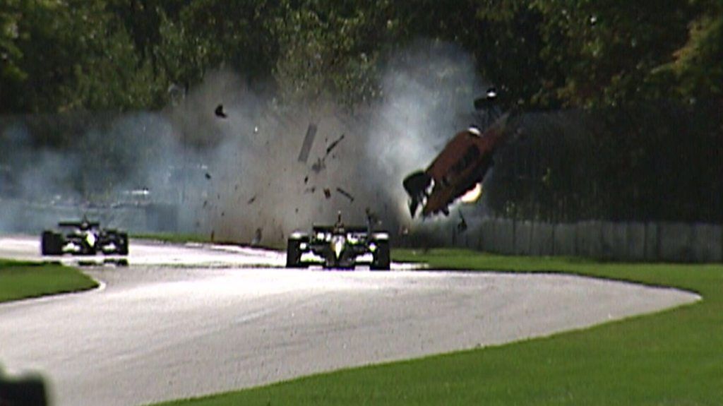 Katherine Legge crashes at Road America 2006 - BBC Sport