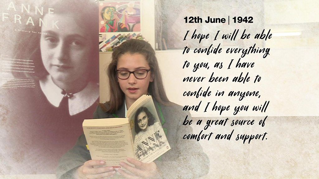 The girls reading Anne Frank's Diaries - BBC Newsround
