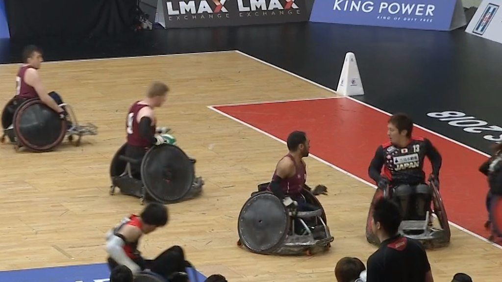 Wheelchair rugby: Five best tries as Japan beat GB to Quad Nations ...