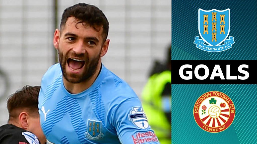 Watch: McDaid double ends Ballymena's losing streak - BBC Sport