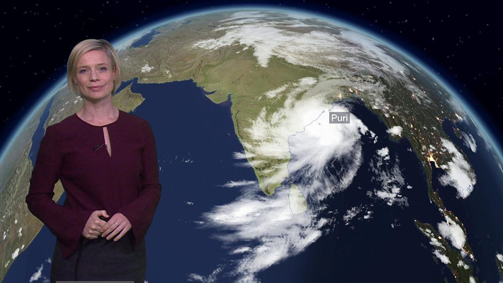 Cyclone Fani makes landfall - BBC Weather