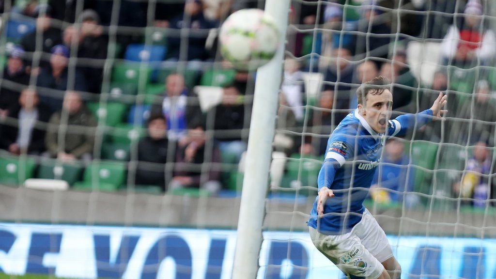 Linfield 2-0 Coleraine: BetMcLean Cup success delights Blues boss Healy ...