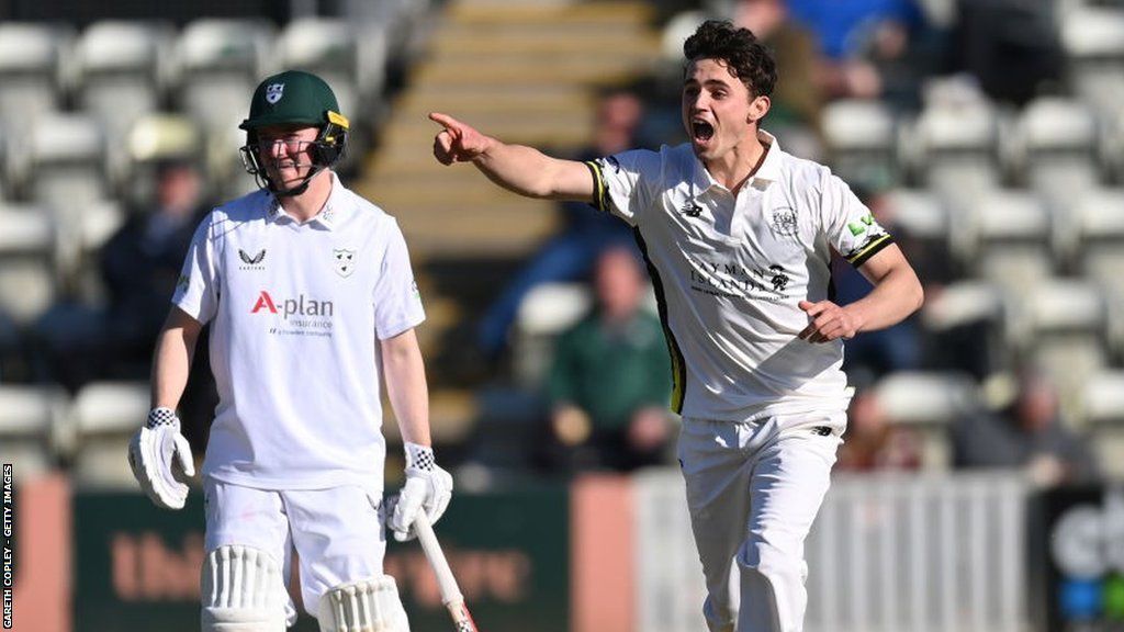County Championship: Tom Price hits ton and takes hat-trick for ...