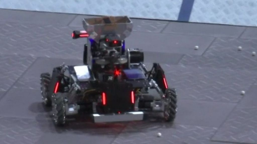 Robots battle it out in China - BBC Newsround