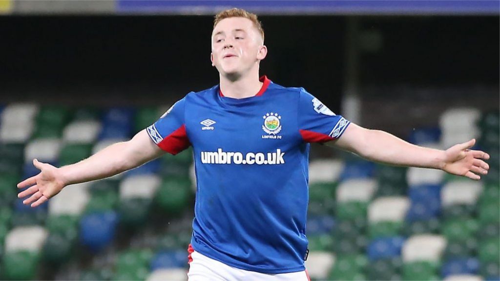 Linfield's Shayne Lavery is player of the month - BBC Sport