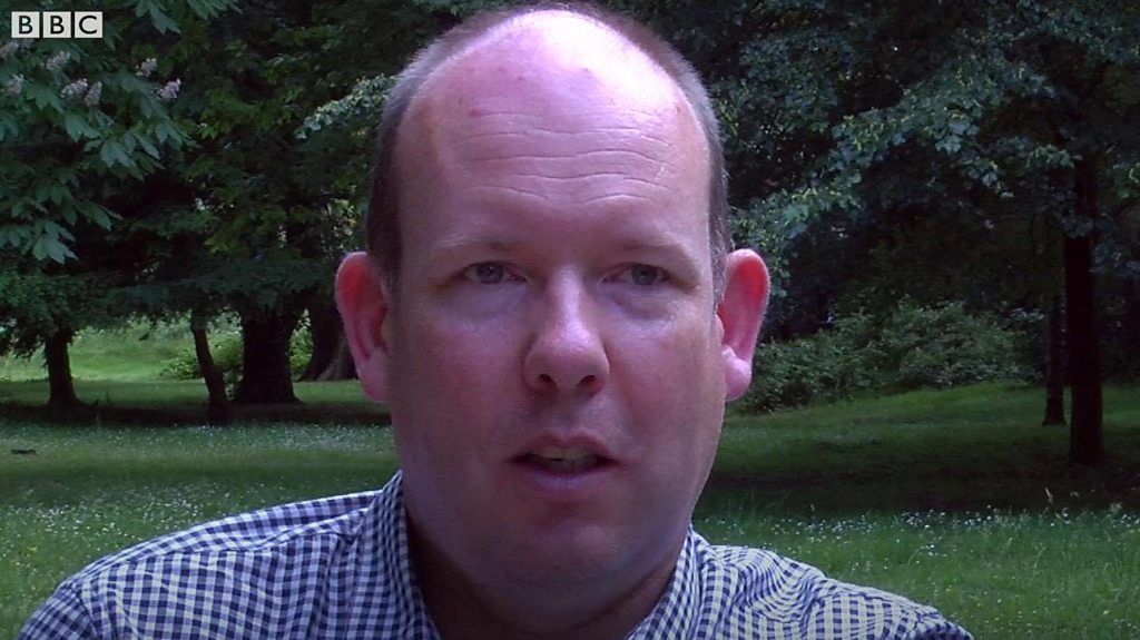 Dad's devastation at loss of wife and son overnight - BBC News