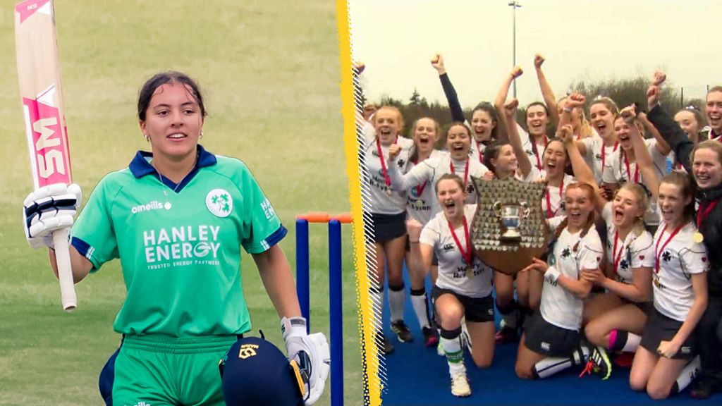Amy Hunter: Ireland cricket star scores winner in School's Cup hockey ...