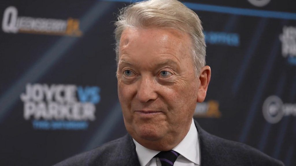 Tyson Fury v Anthony Joshua: Promoter Frank Warren hopeful contract ...