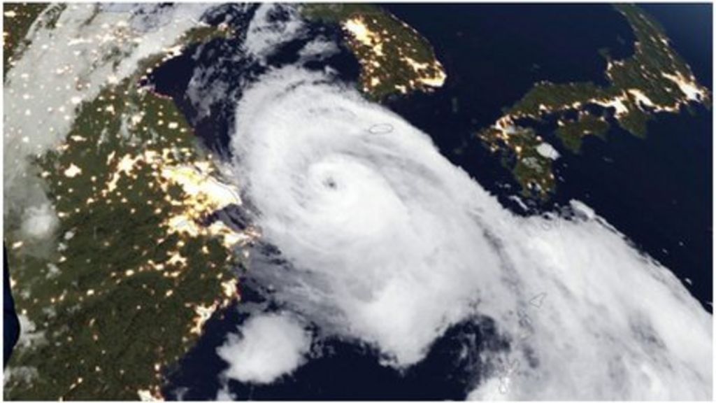 Typhoon Bavi set to lash North Korea - BBC Weather