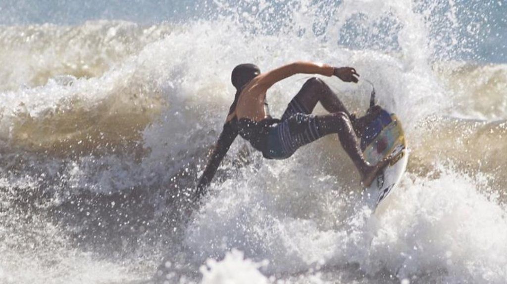 South African pro surfer Ntando Msibi on escaping homelessness - BBC Sport