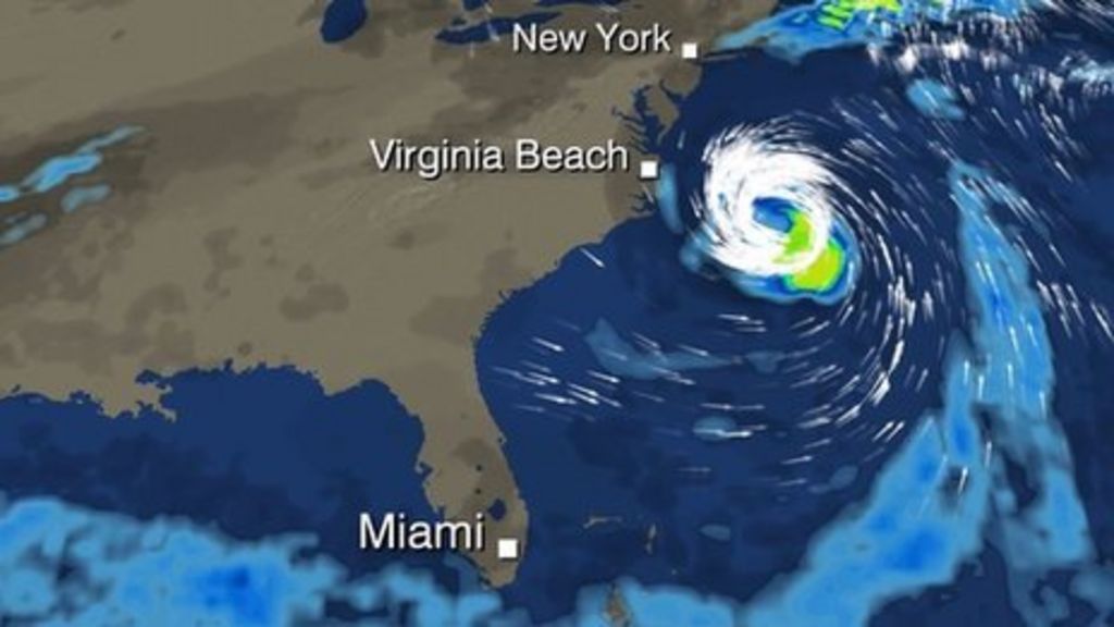 Hurricane Maria moves north - BBC Weather