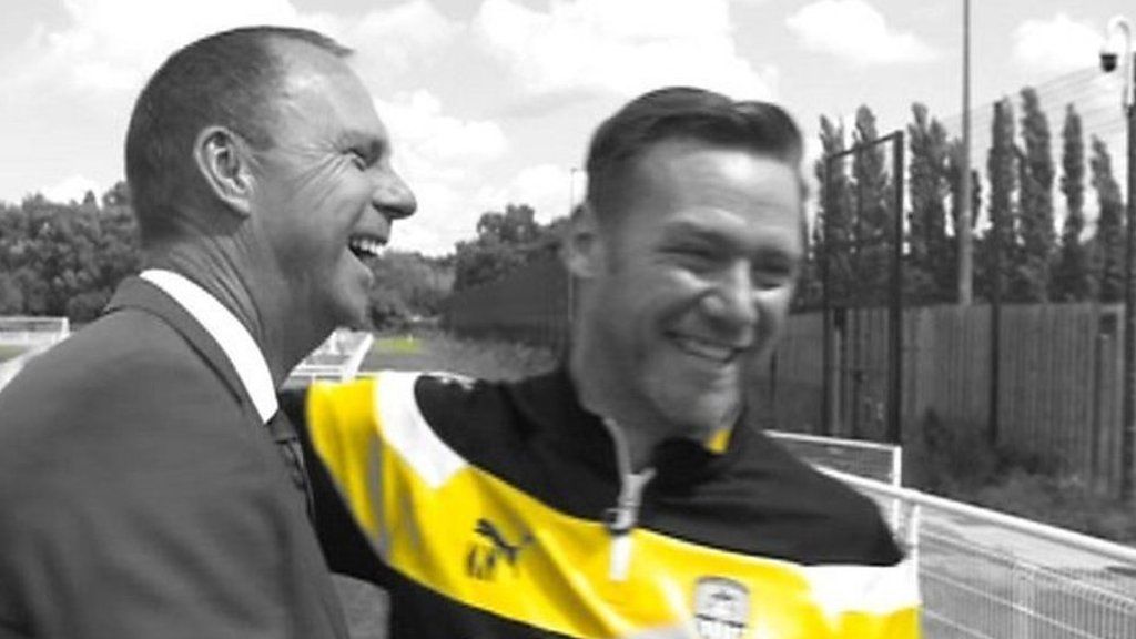 Alan Hardy: Notts County owner samples life as a BBC reporter - BBC Sport