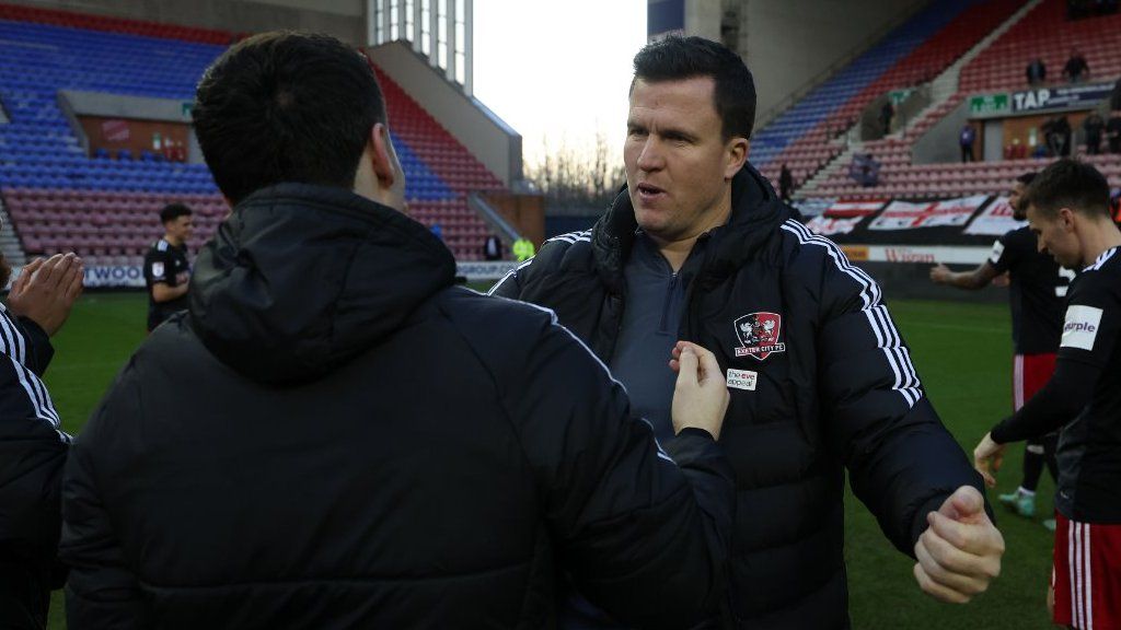 Gary Caldwell: Exeter City boss praises club for 'standing firm' during ...