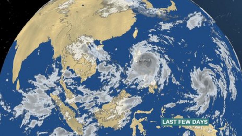 Typhoon Haima heads for Philippines - BBC Weather