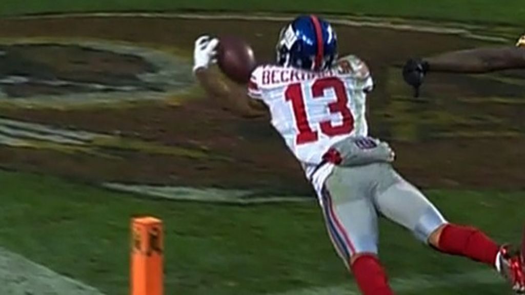 Odell Beckham Jr repeats stunning catch one year on - BBC Sport
