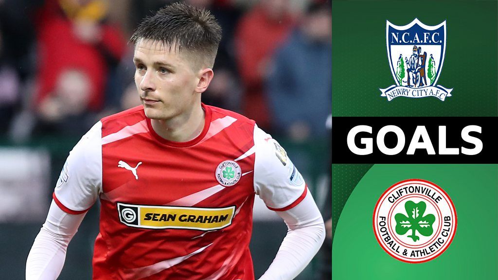 Watch: Curran strike seals Reds win at Newry - BBC Sport