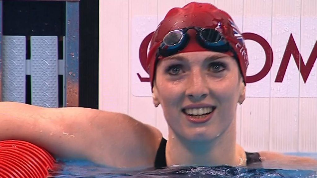 Rio Paralympics: Bethany Firth celebrates third gold medal - BBC News