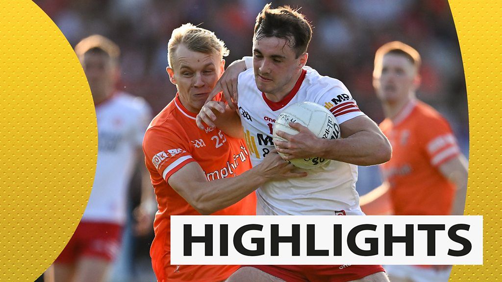Watch: Tyrone beat Armagh to claim first round-robin win - BBC Sport