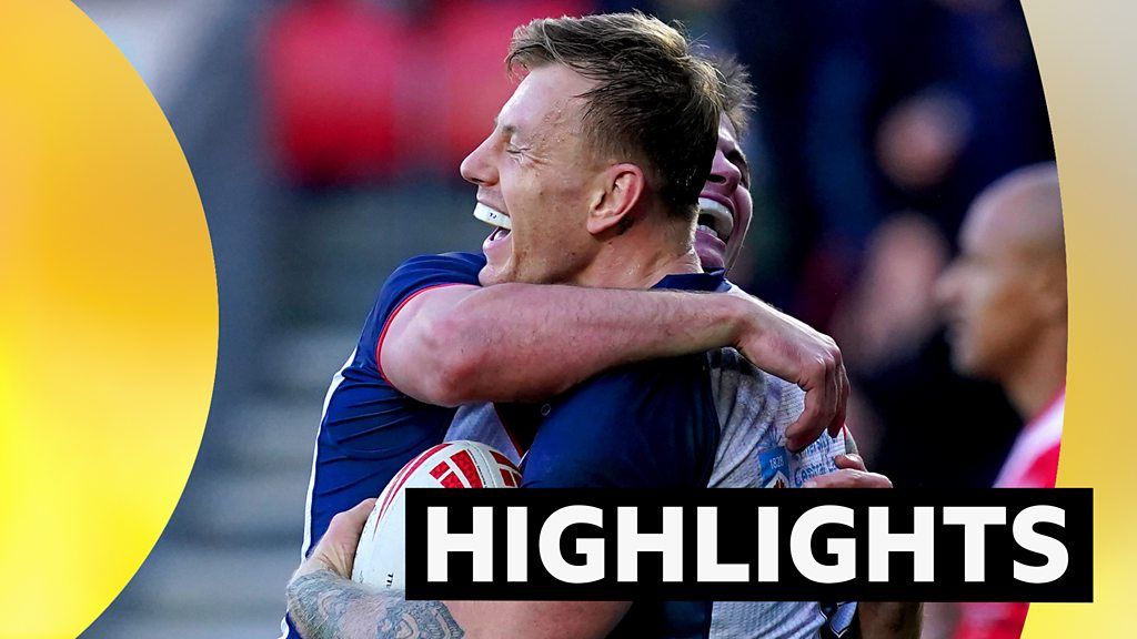 Highlights: Tom Johnstone and Mikey Lewis star as England beat Tonga 22 ...