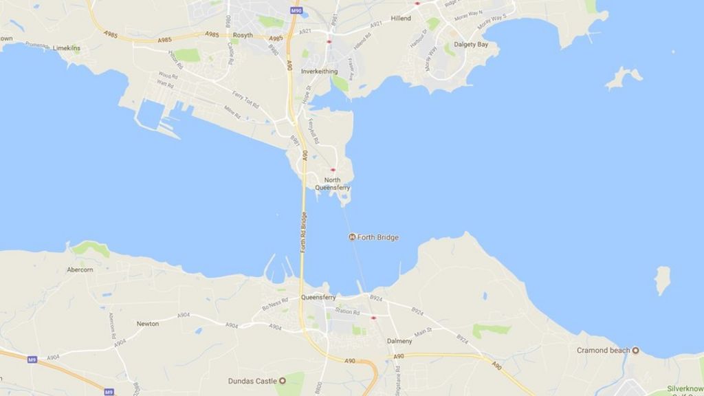 New Queensferry Crossing missing from Google maps - BBC News
