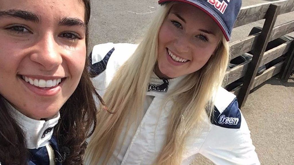 Women's Sport Week: Racing driver v Snowboarder - Who will win? - BBC Sport