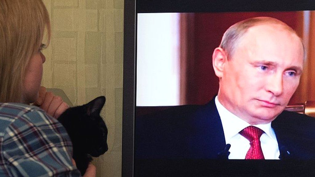 Ukraine: Watching the war on Russian TV - a whole different story - BBC ...