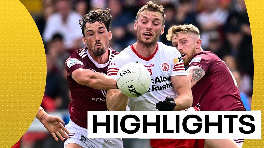 Watch: Tyrone survive late scare to stay in All-Ireland series - BBC Sport