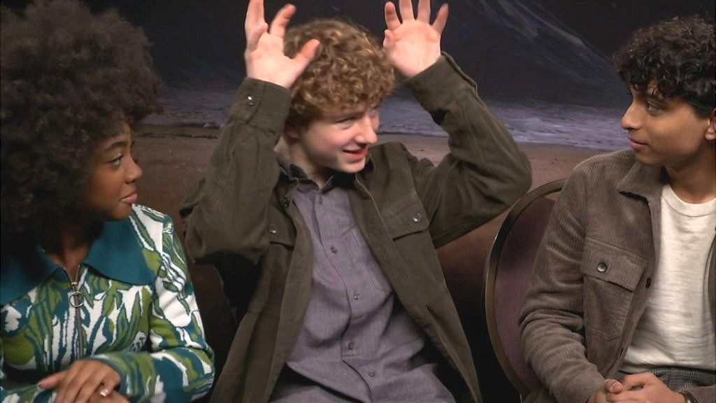 Percy Jackson: Stars of the new series speak to Newsround - BBC Newsround