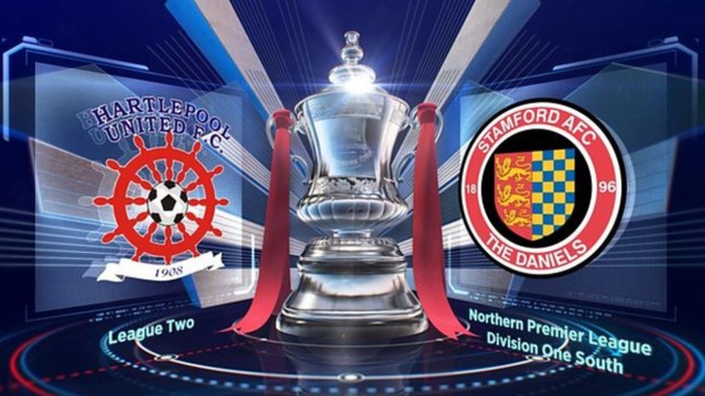FA Cup: Hartlepool 3-0 Stamford highlights - BBC Sport