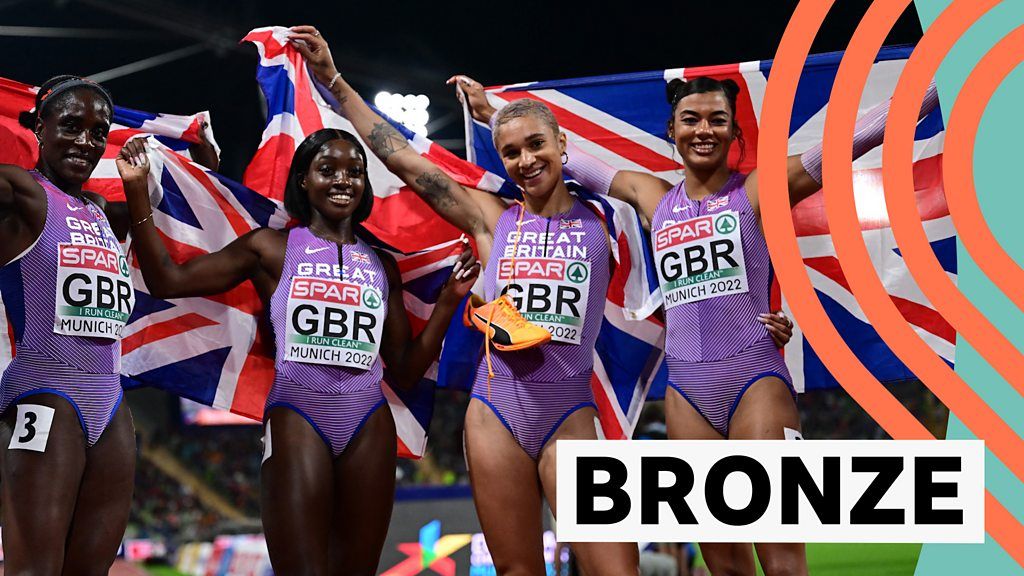 European Championships Great Britain Win Bronze In Womens 4x400m