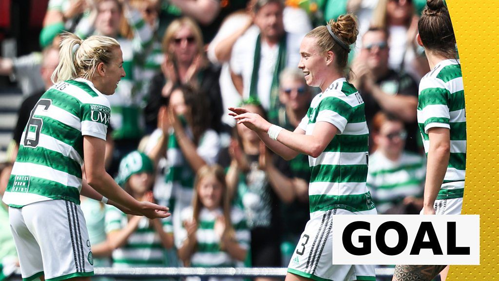 Women's Scottish Cup final: Claire O'Riordan makes it 2-0 for Celtic ...