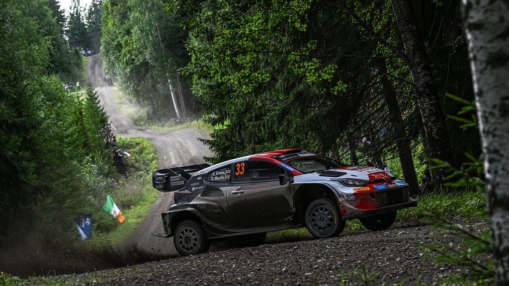 World Rally Championship: Elfyn Evans closes gap on leader Kalle ...